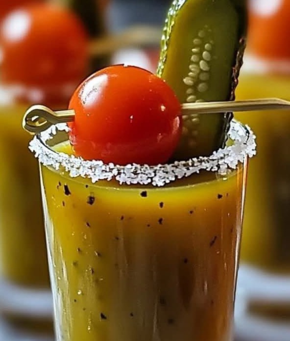 Pickle Bloody Mary Shot Recipe - Cooking Recipes