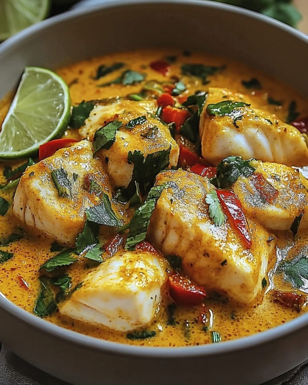 Coconut Fish Curry with Lime and Lemongrass - Cooking Recipes