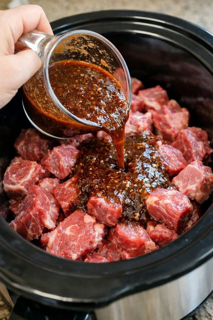 Slow Cooker Saucy Beef Chuck - Cooking Recipes