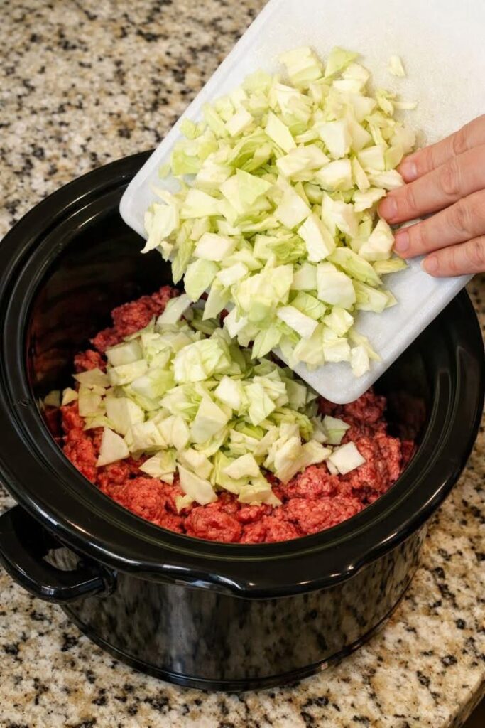 Slow Cooker Beef & Cabbage Stew - Cooking Recipes